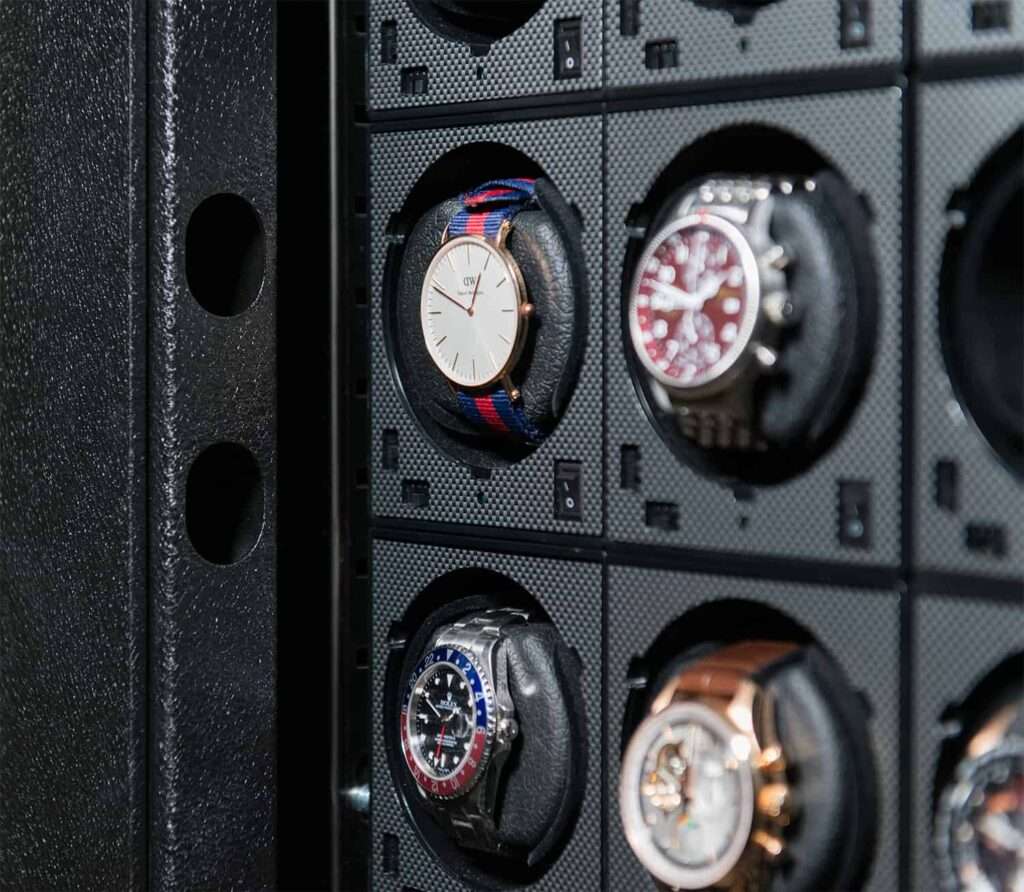 Built-in Watch and Jewelry Safe for Walls and Cabinets