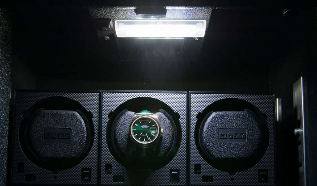 Built-in Watch and Jewelry Safe for Walls and Cabinets
