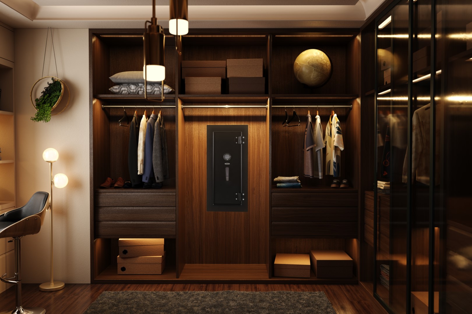 High Security Fireproof BlumSafe Professional Wall & Cabinet Safe