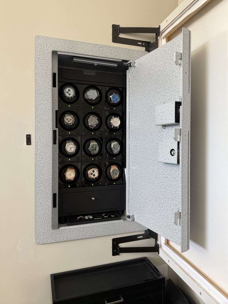 Hidden Hinges and Electrical Concealment for Hiding Your Built-In BlumSafe