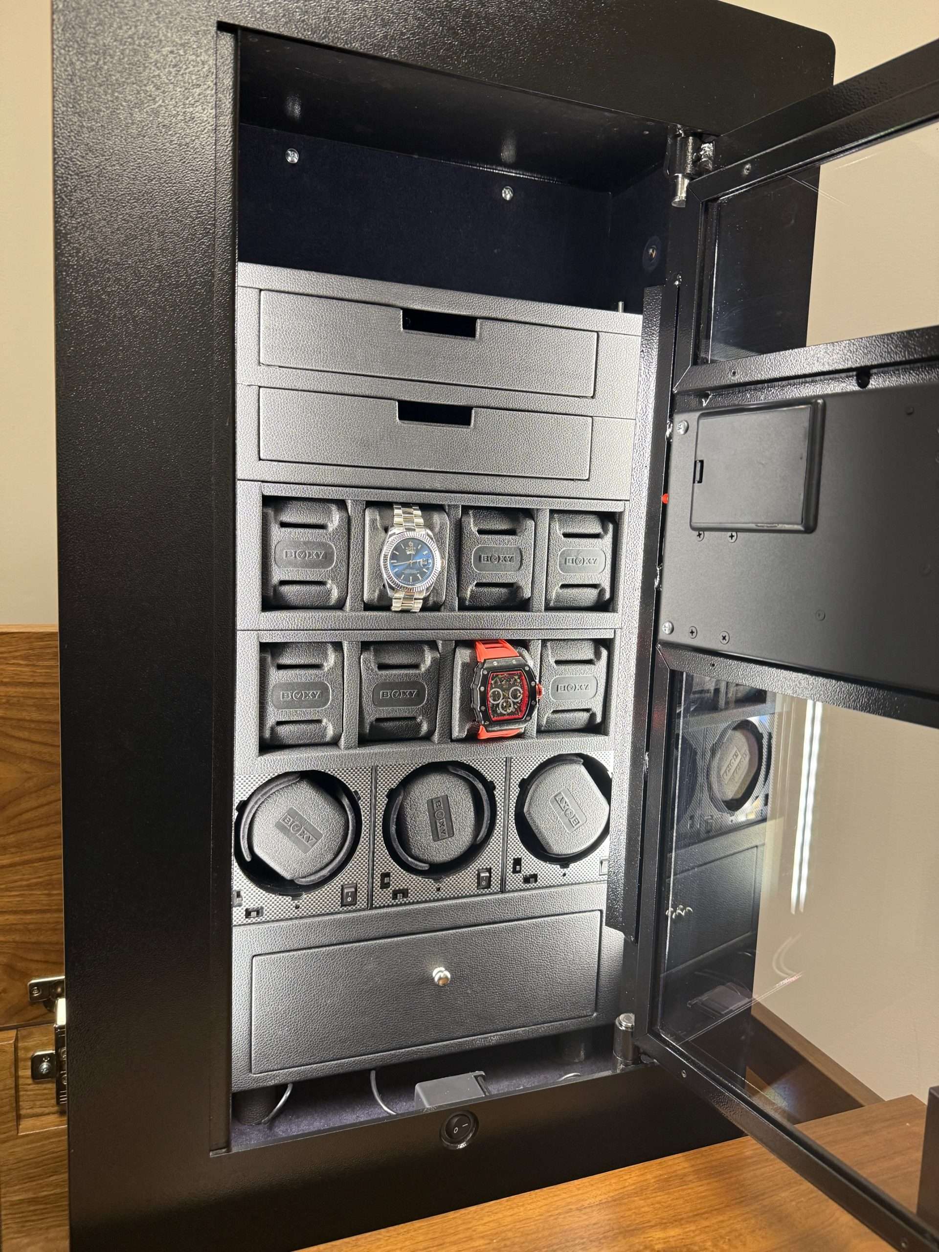Modular Jewelry Drawer For Use in BlumSafe Bulit-in Wall Safes